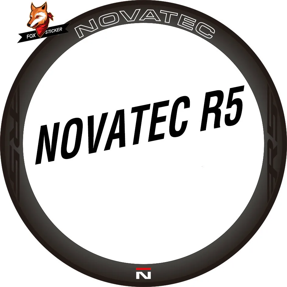 NOVATEC-R5-Carbon-Wheel-Sticker-Road-Carbon-Rim-Vinyl-Decal-Color ...