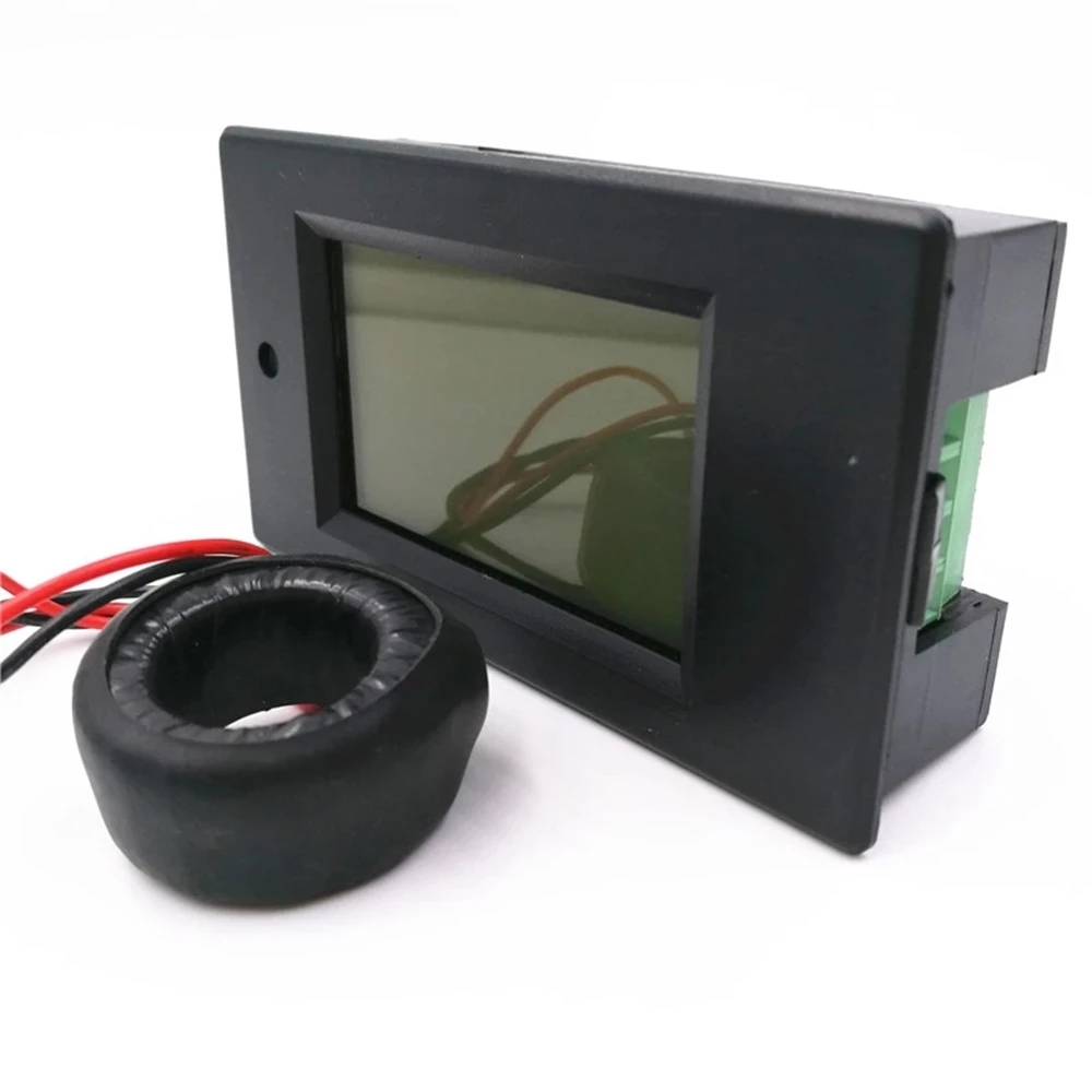 AC 단상 디지털 전력계 전력 에너지 미터, 코일 CT PZEM 061, 220V, 100A Kwh 미터|전압계 ...