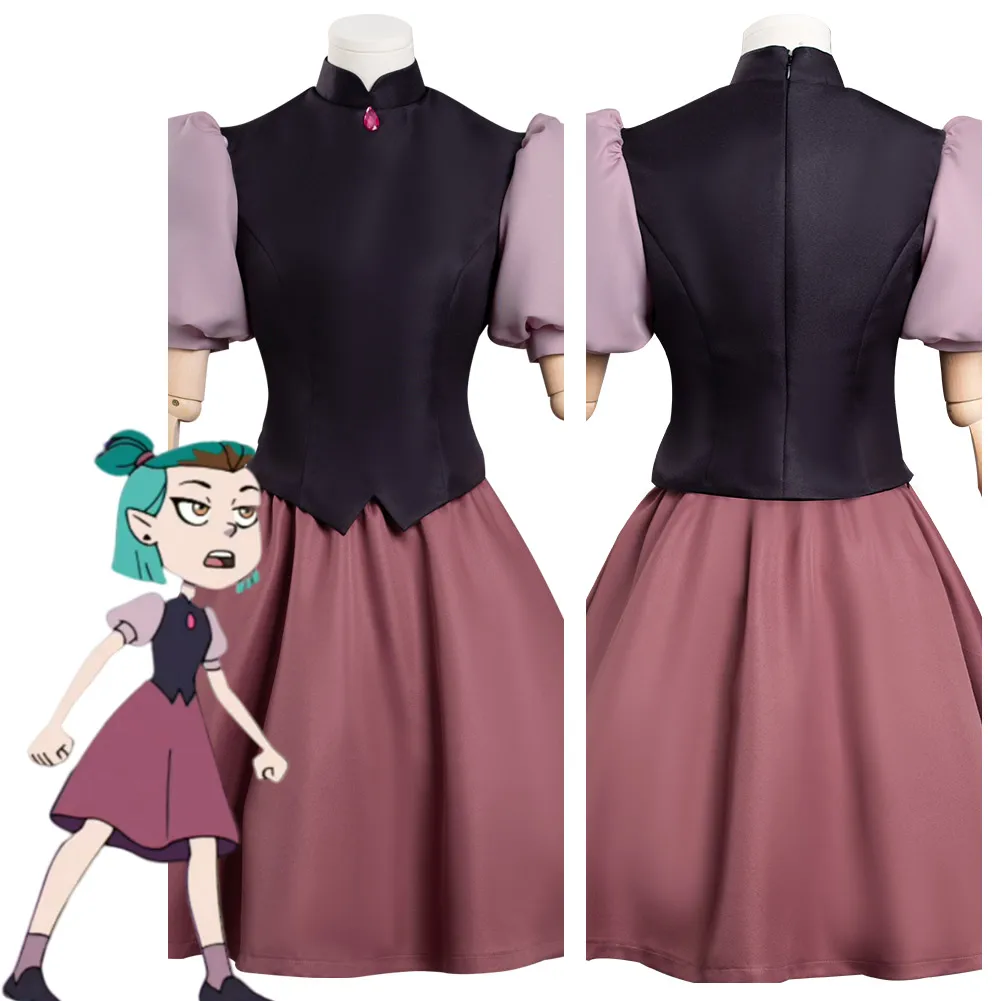 The Owl House Series Amity Dress Cosplay Costume - AllCosplay.com