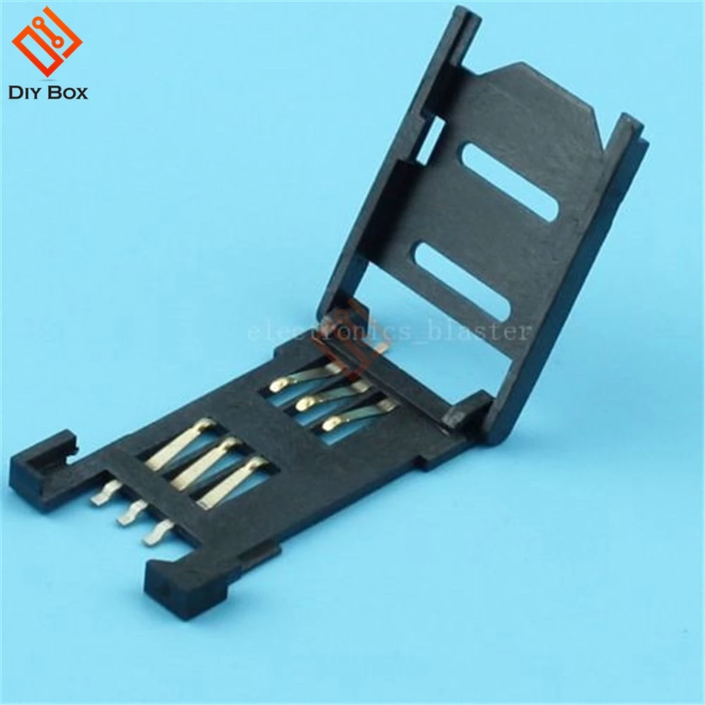 5Pcs-Clamshell-SIM-Karte-Buchse-F-r-SIM900-GSM-GPRS-Wireless-Modul-F-r ...