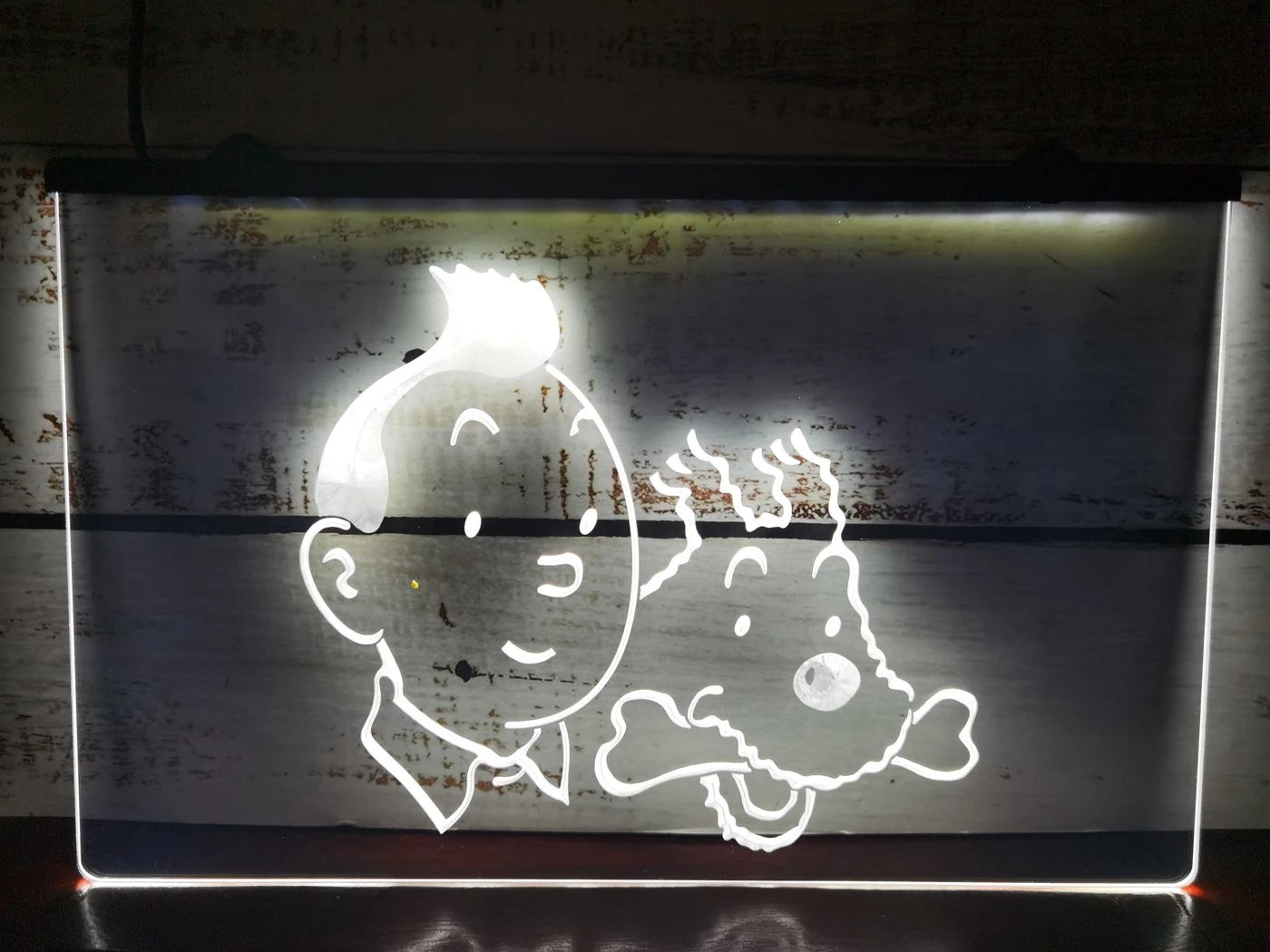 G129 Tintin And Snowy Adventures Comic New Led Neon Light Sign ...