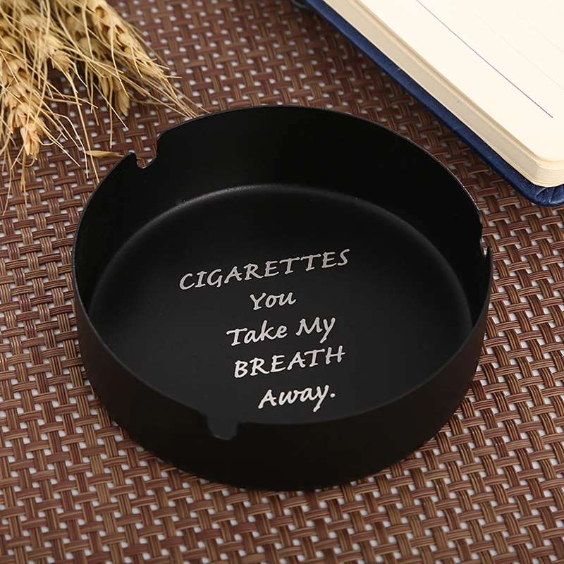 Custom Round Ash Tray Home & Living Home Décor Decorative Trays etna.com.pe