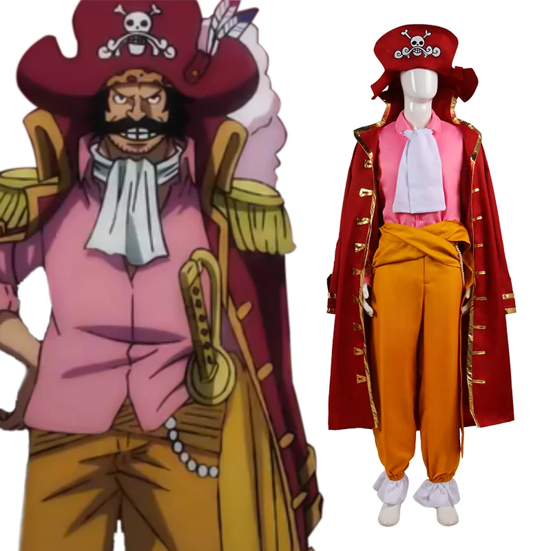 One Piece Gol D Roger Costume Cosplay Set Outfit | One piece ...