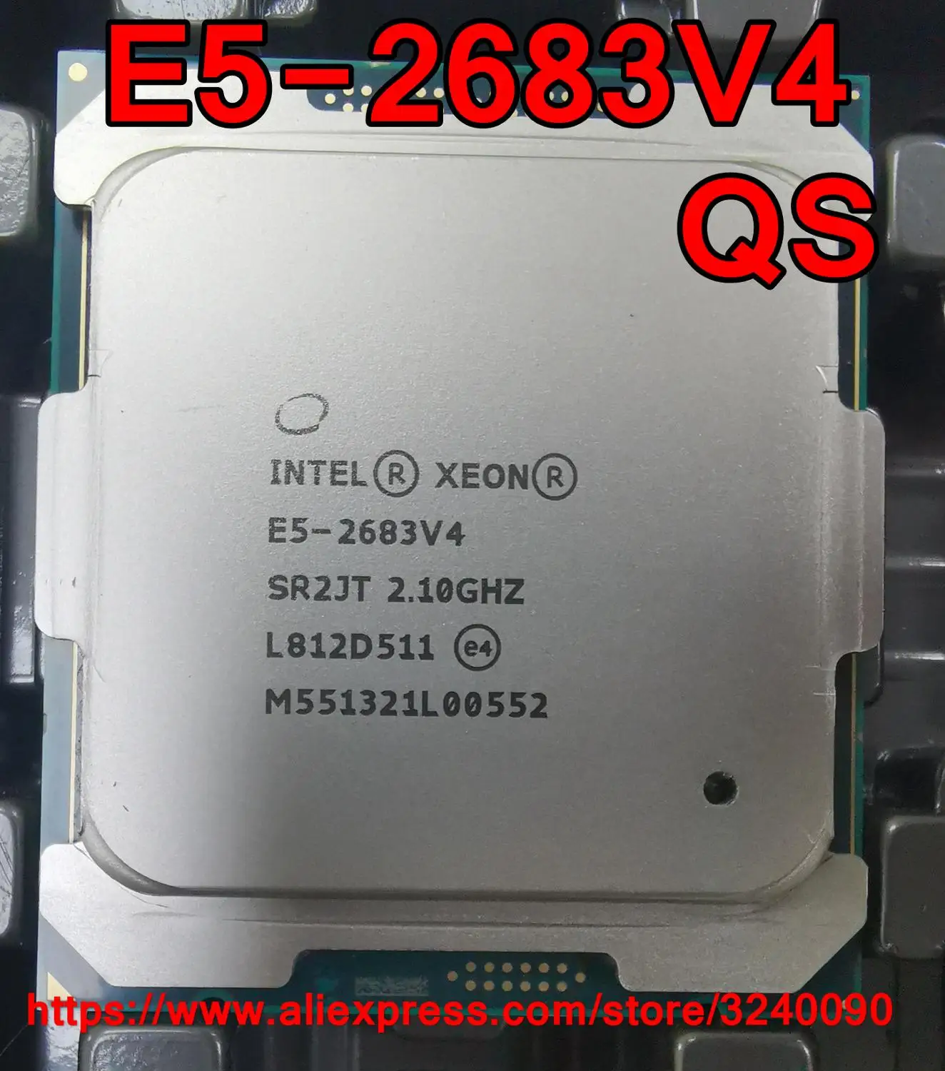 Intel Xeon CPU E5-2683V4 QS version 2.10GHz 16-Cores 40M LGA2011-3 E5 ...