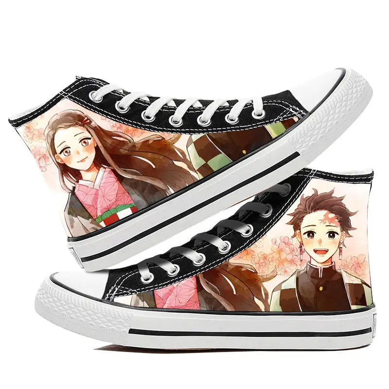 Demon Slayer Kimetsu no Yaiba Trainers Lace Up Anime Cosplay Shoes ...