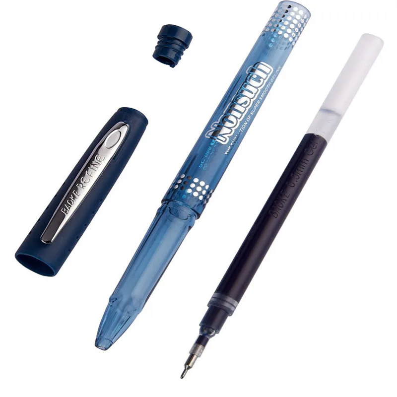 3pcs Baoke Blue Black Gel Pen PC988 Doctor Prescription Pen Large ...