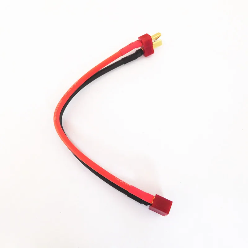 1PCS Deans T plug Male to T plug Female Adapter T Plug Extension Cable Lead Silicone Wire 14AWG ...
