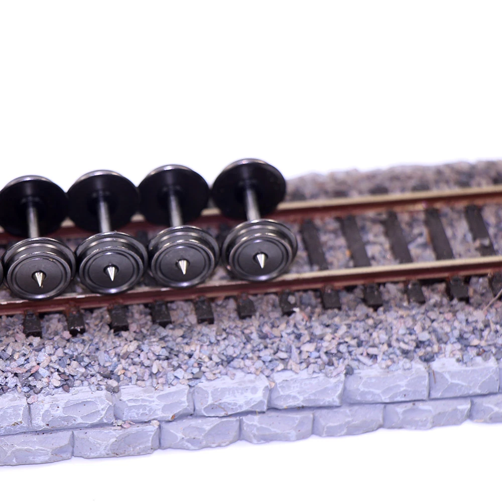 24pcs Ho Scale 1:87 36'' Dc Metal Wheels For Model Railway Dc Wheel Set ...