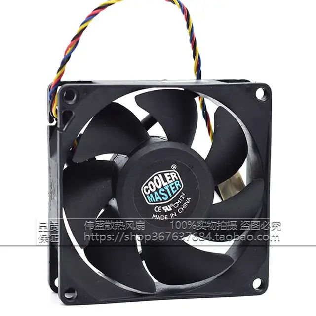 original FA08025M12LPA 12V 0.45A 4-wire PWM intelligent speed ...