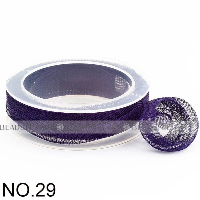 Soft Titanium Tubular Mesh Ribbon,6mm/12mm/20mm , Gold Silver Italian ...