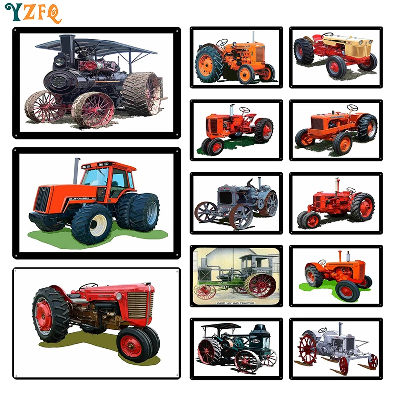 Vintage Metal Tractor Signs at Eunice King blog