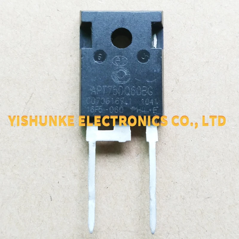 10PCS-APT75DQ60BG-TO-247-ULTRAFAST-SOFT-RECOVERY-RECTIFIER-DIODE-75A ...