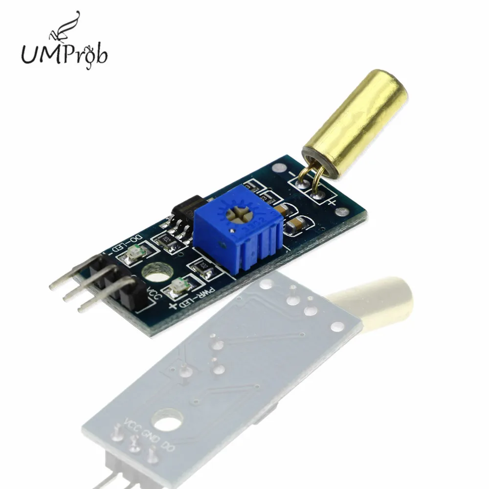 Smart Robot Tilt Vibration Sensor Module Vibration Switch Alarm Module ...
