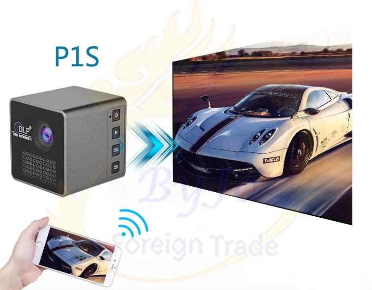 Original UNIC P1S Wireless Mobile Projector Support Miracast DLNA ...