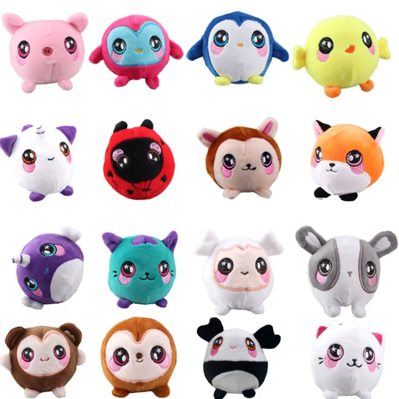 Slow Rise Plush Stuffd PU Squishy Animals Ball Squeeze Toys Stress ...