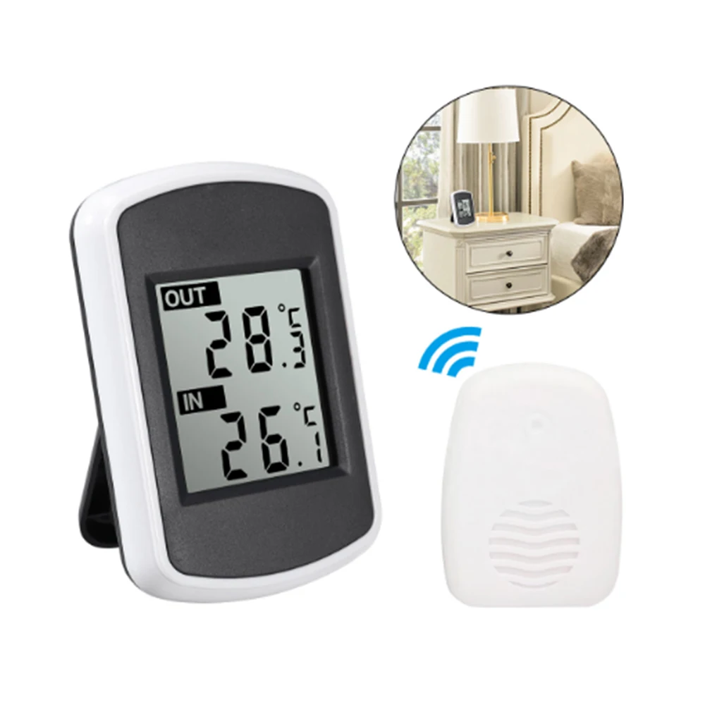 Digital-Wireless-Indoor-Outdoor-Thermometer-Multi-Precision-Electronic ...