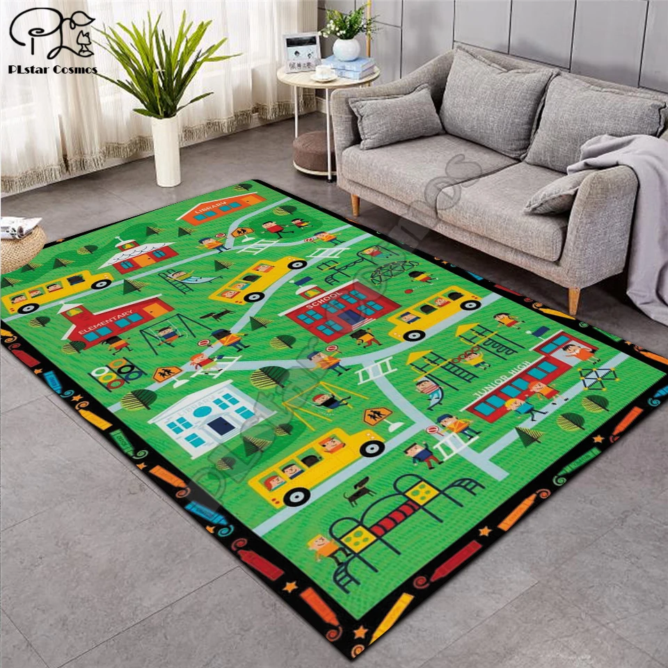Crawling Mat Fantasy Fairy Cartoon Kids Play Mat Board Game Mat Map ...
