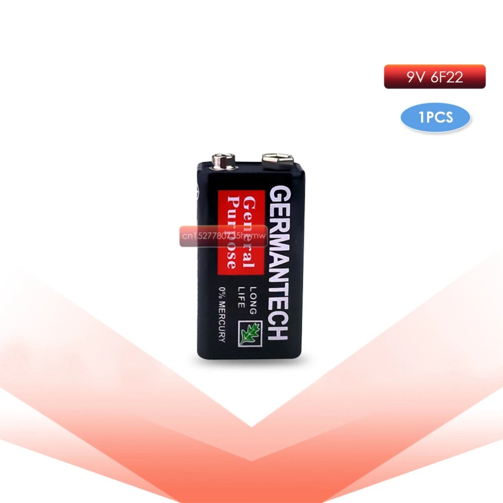 9V 6F22ND PPP3 MN1604 6LR61 Battery Heavy Duty Dry Battery Non ...