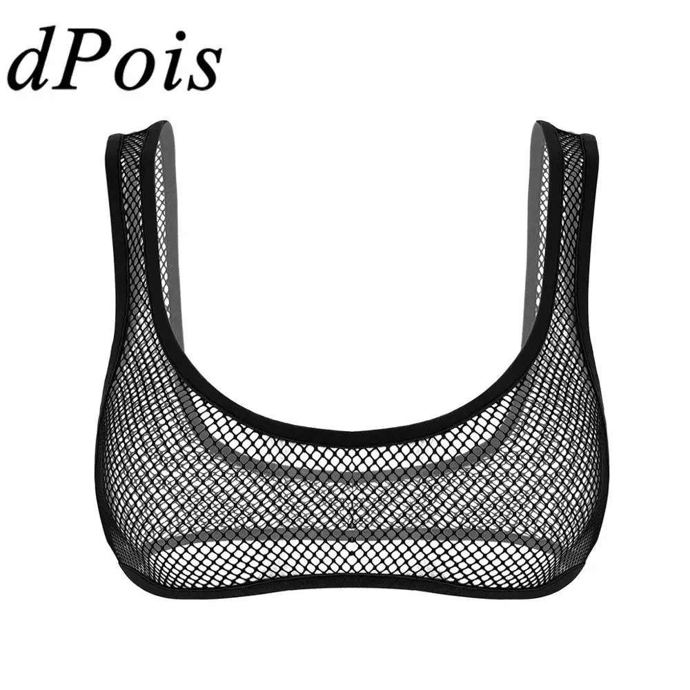 Donne-Calze-A-Rete-Reggiseno-Top-Crea-Carro-Armato-Top-Lingerie ...