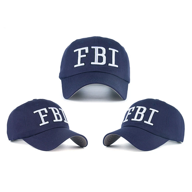 HOT Fashion FBI Cap Outdoor Hat 4 Panel Baseball Hat Brand Cap Bone FBI ...
