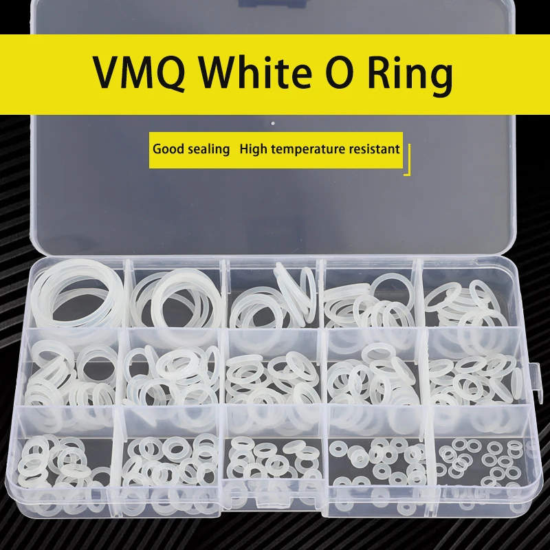 Silicone-Food-Grade-O-Rings-Kit-de-Junta-de-Alta-Temperatura-Set-Box ...