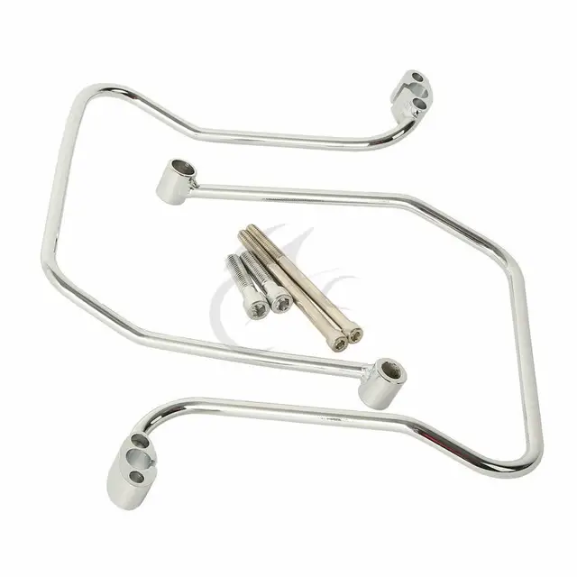 Motorcycle Saddlebag Supports Brackets For Harley Dyna FXD FXDB FXDC ...