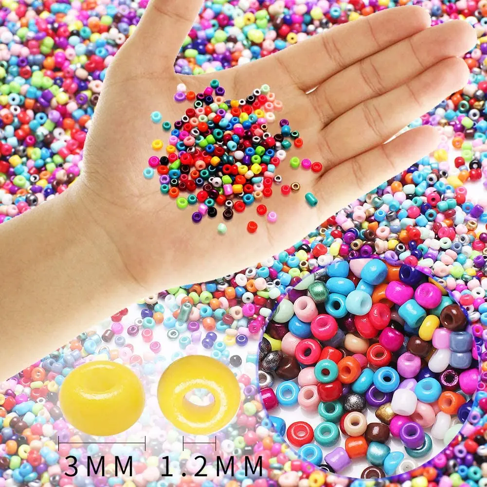 Jewelry making & craft beads in assorted sizes shapes and colors Seed ...
