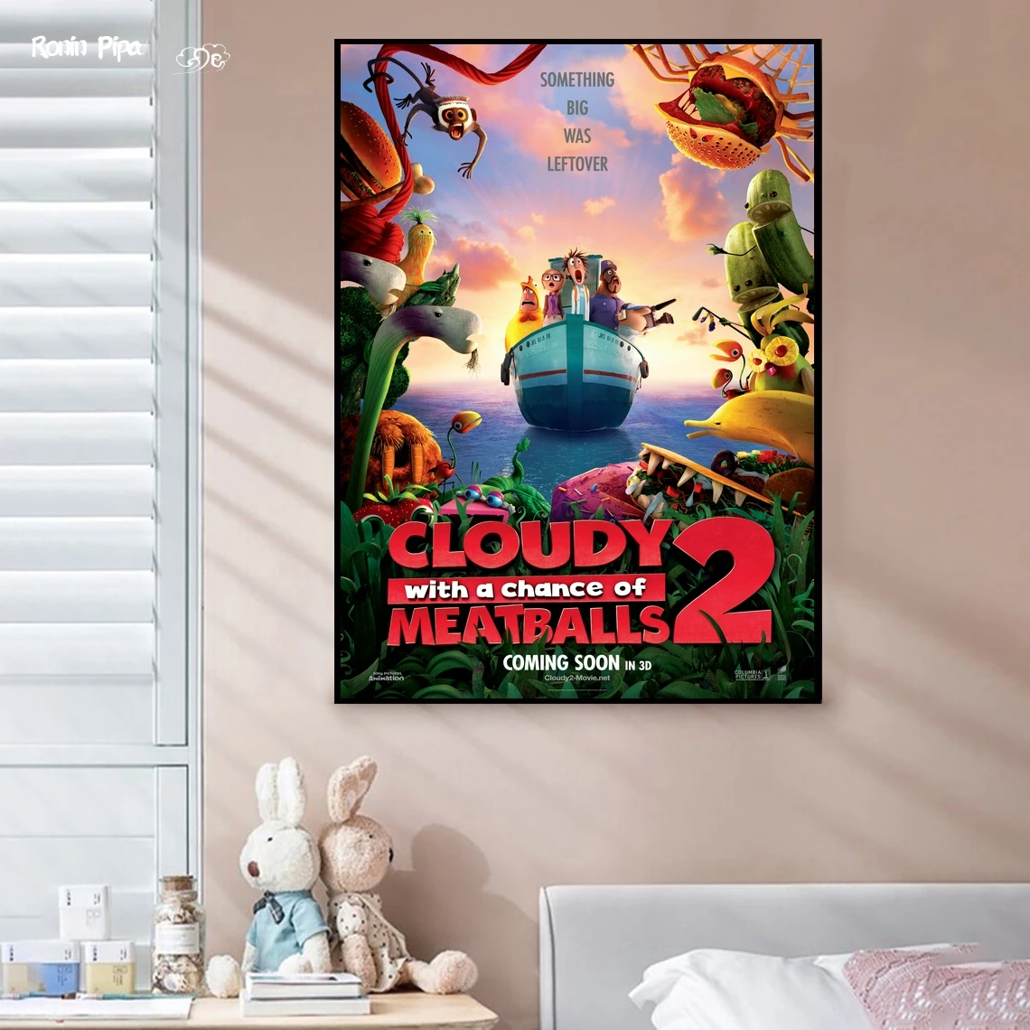 Cloudy With A Chance Of Meatballs 2 Poster