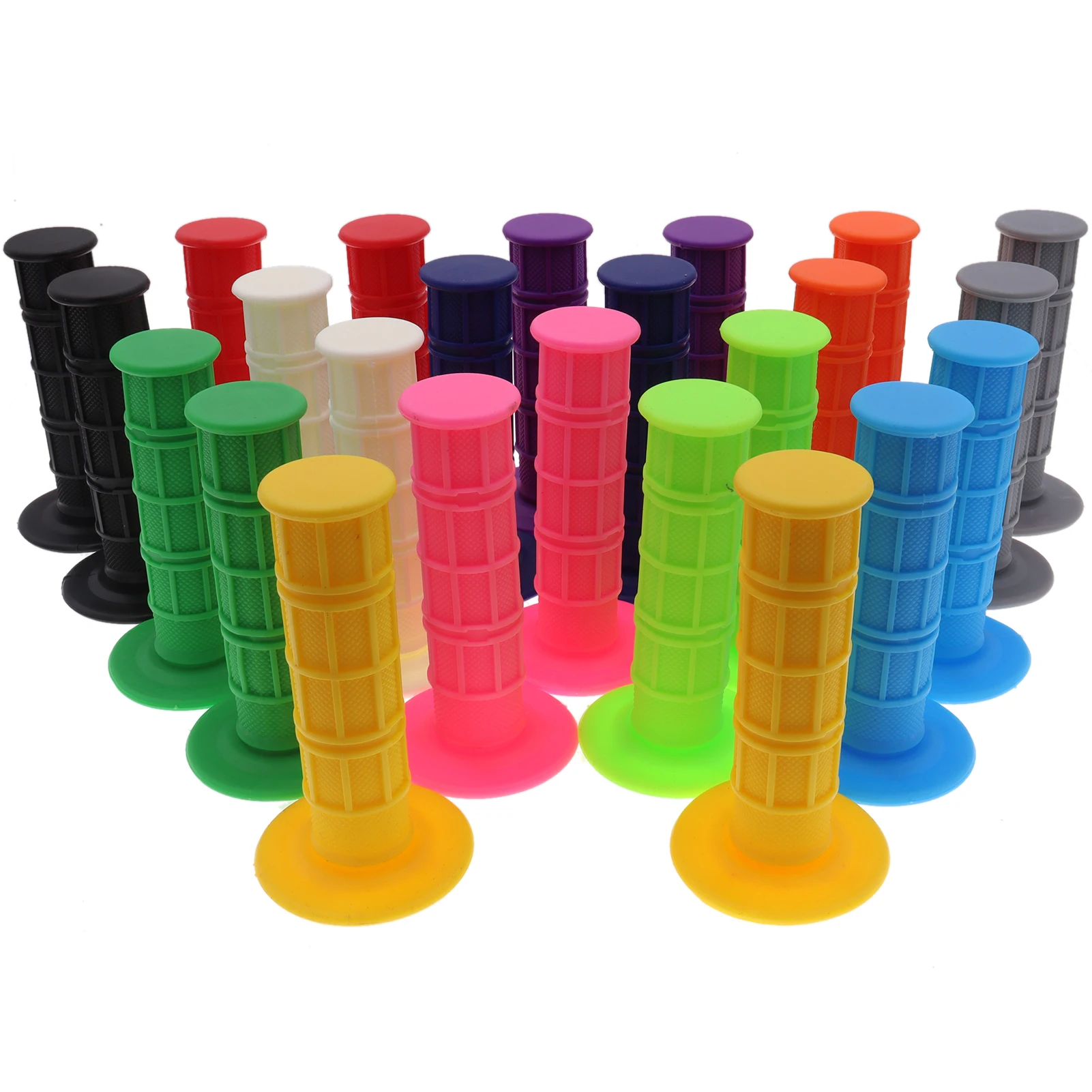 Colorful 7/8" Soft Handle Bar Rubber Gel Grip for CRF YZF RMZ KLX ...