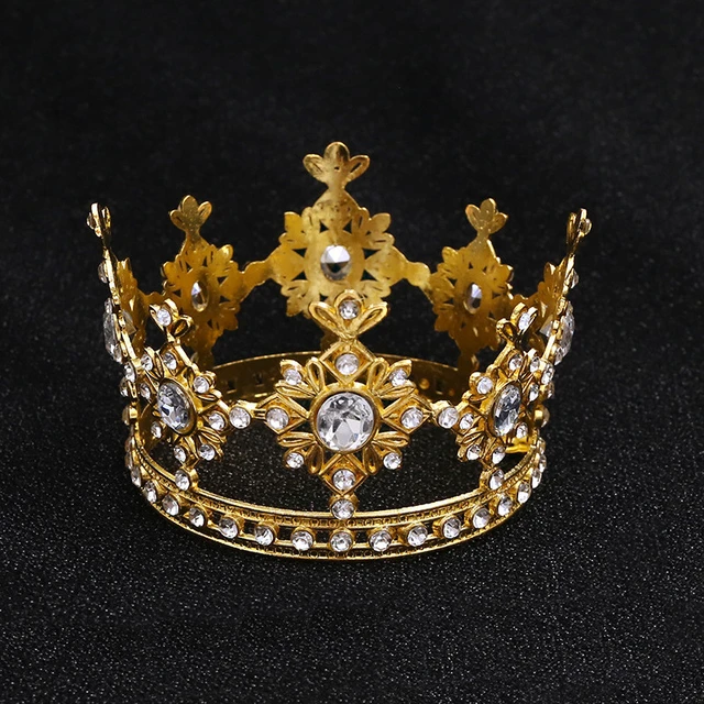 Gold Metal Crown Decor