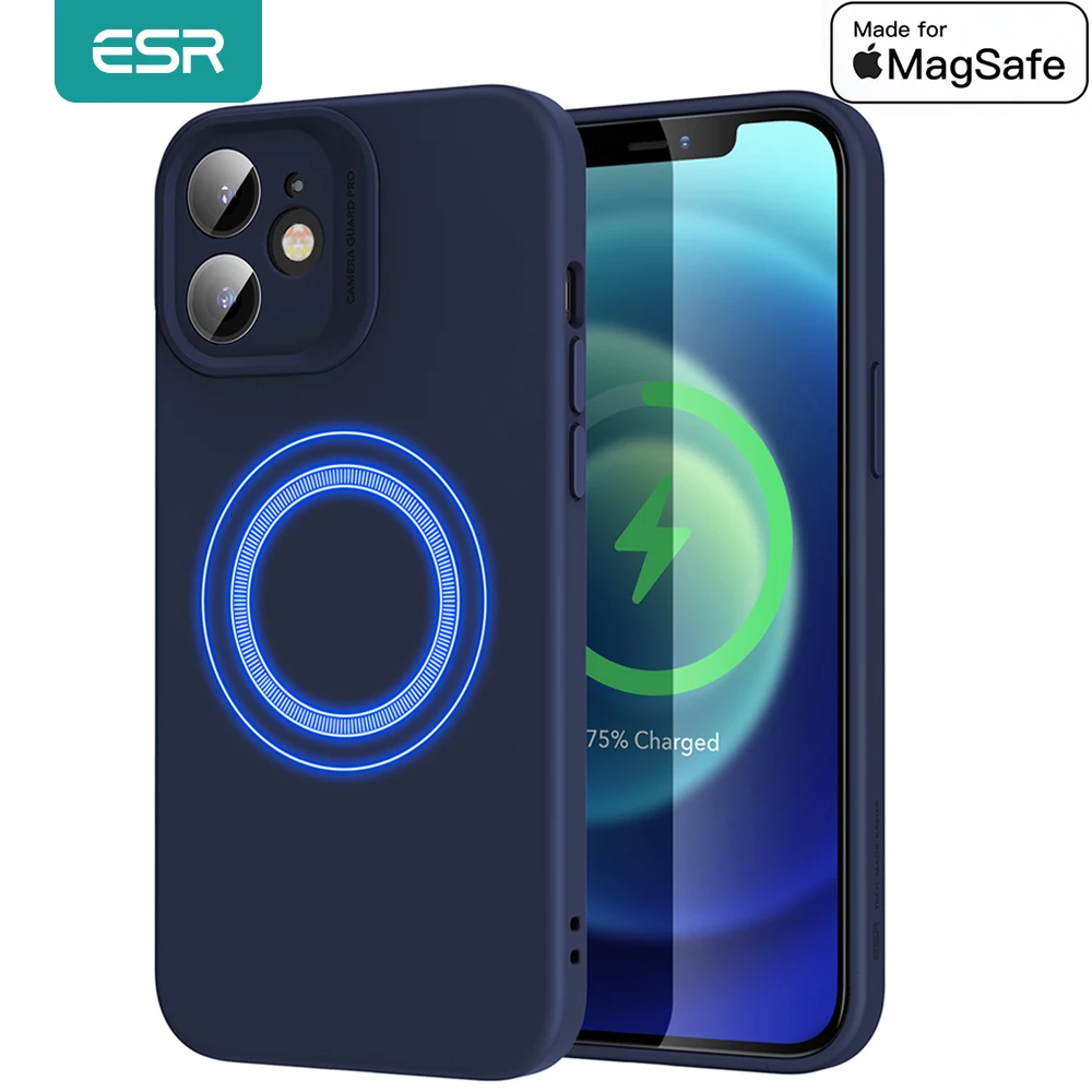 ESR MFI MagSafe Case for iPhone 12 HolaLock Magnetic Case Camera Lens ...