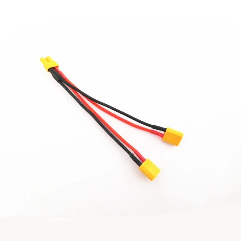 XT30 XT 30 Parallel Cable Wire Y Lead 18AWG 10CM Battery Charger Cables ...