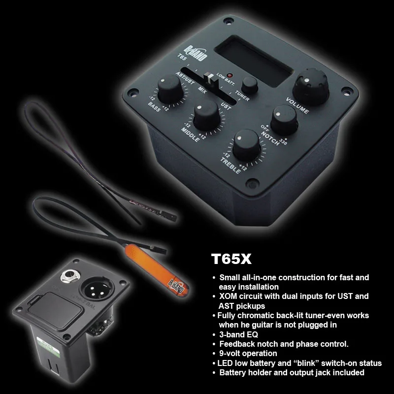 B-BAND-T65-Acoustic-Pickup-B-Band-Guitar-Pickup-Chromatic-Display-Built ...