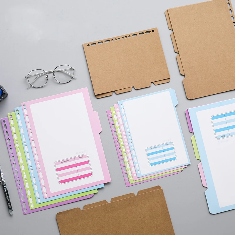 20-26-30-Holes-A5-B5-A4-Index-Divider-Separator-Notebook-Accessory ...