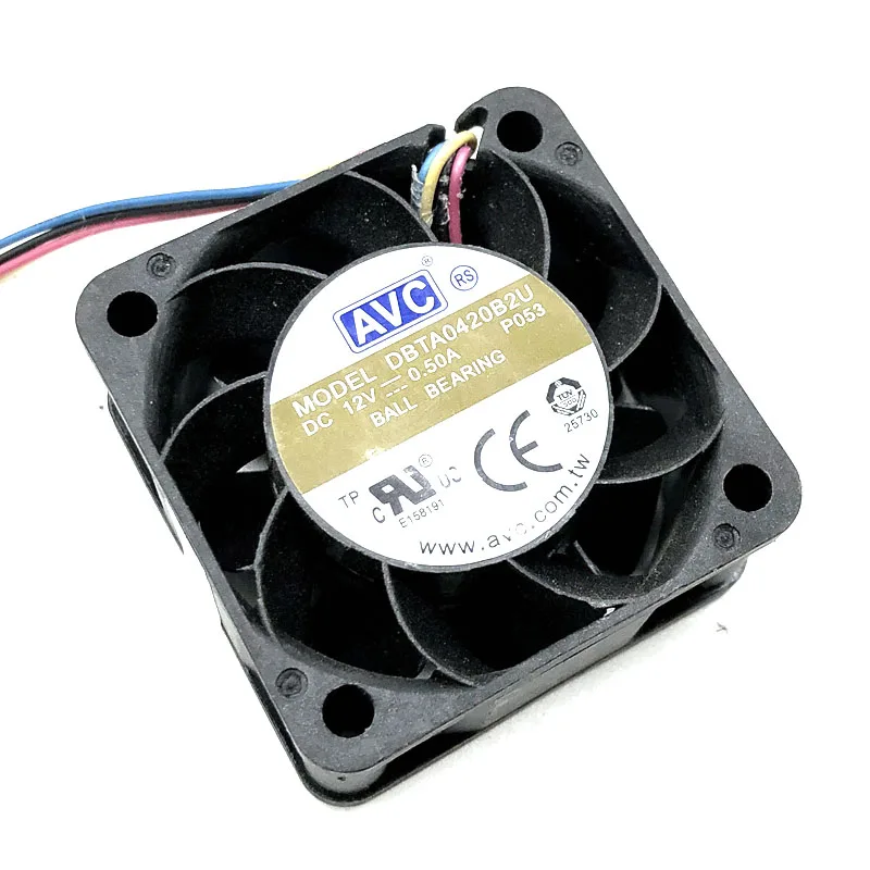 DBTA0420B2U 40mm High Speed Cooling Fan AVC 4020 4CM 40*40*20MM 12V 0 ...