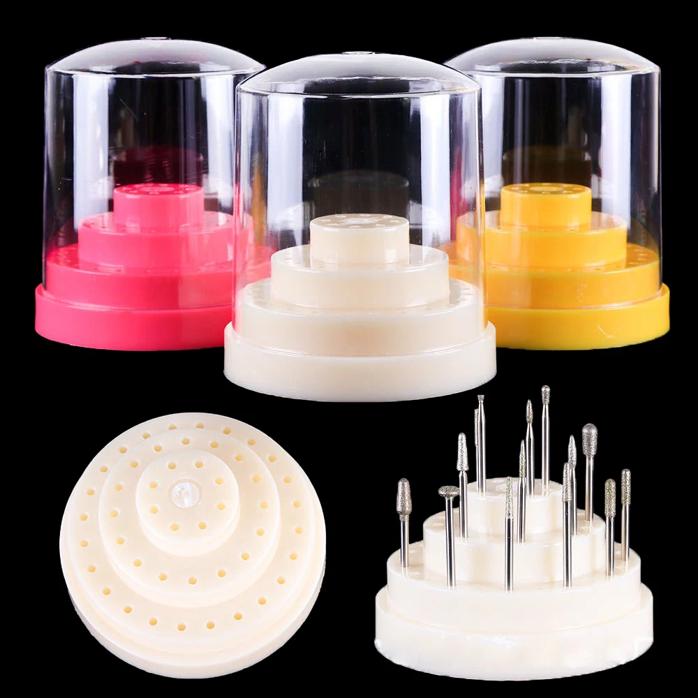 48 Holes Dental Bur Box Drill Placement Box Dentist Tools Drill Case ...