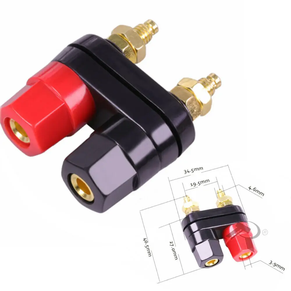 Jack-borne-de-liga-o-conector-preto-vermelho-terminais-de-casal ...
