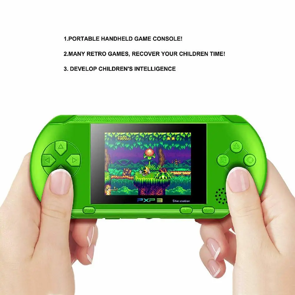 2.8 Inch 16 Bit PXP3 Slim Station Handheld Game Console Built-In 150 ...