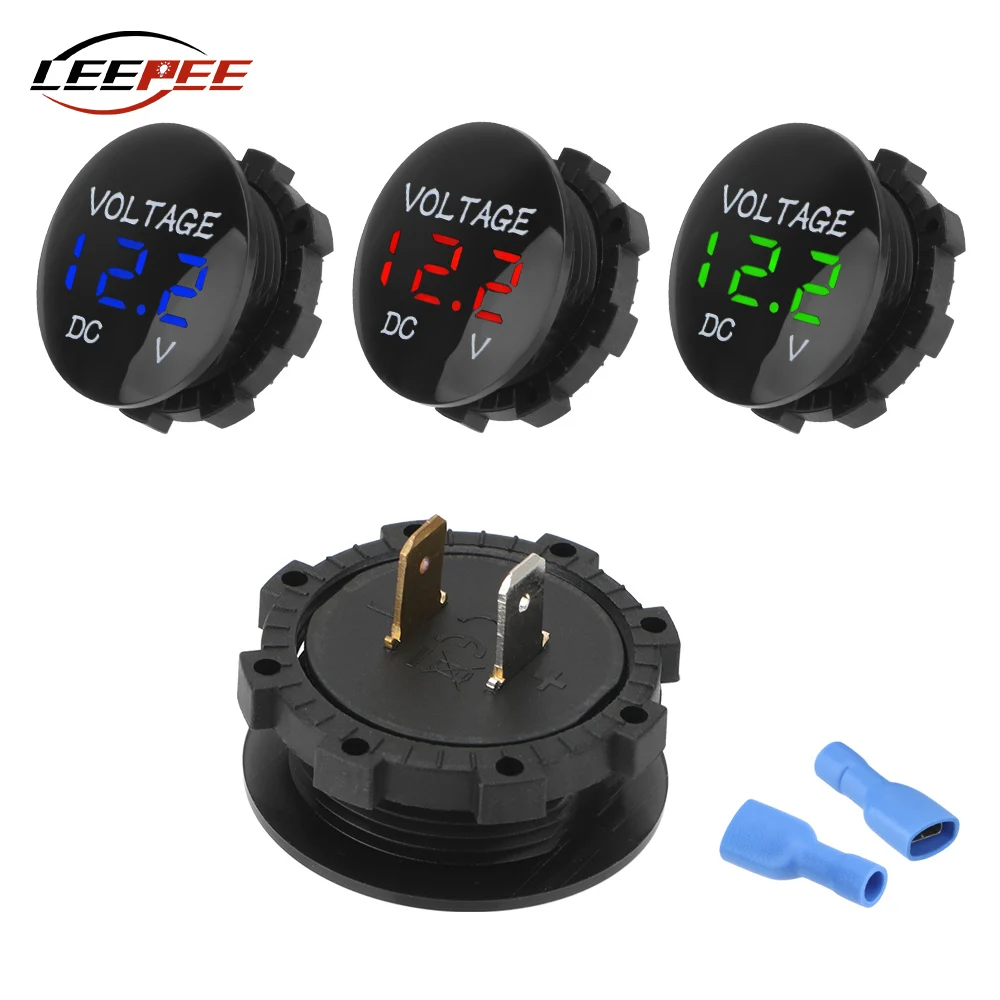 Carro-Voltage-Meter-RGB-LED-Mini-volt-metro-Digatal-Volt-Test-Gauge ...