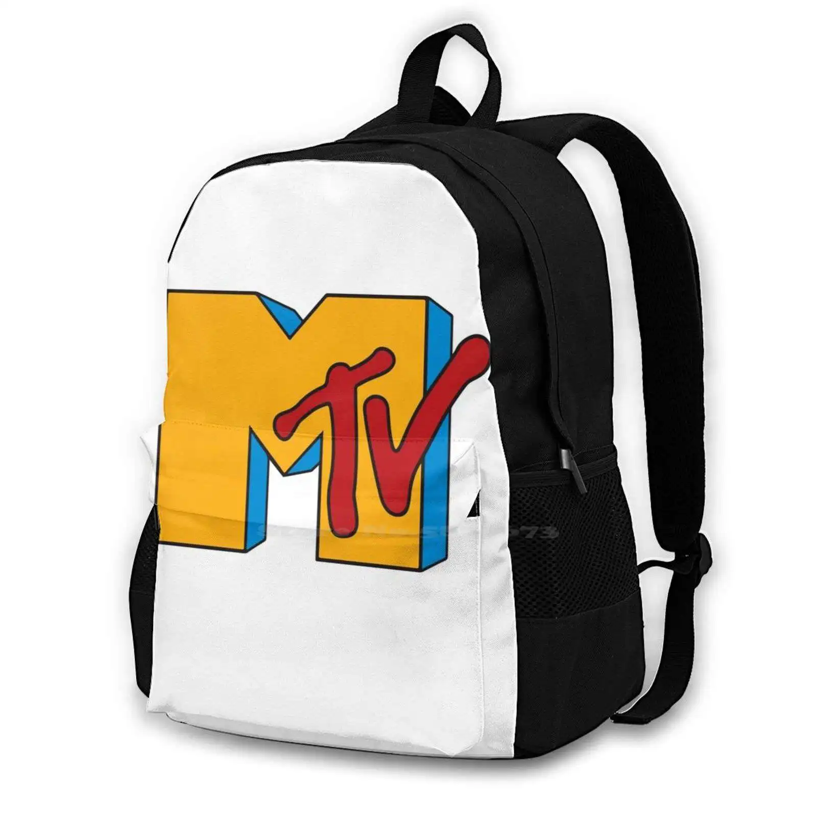 Mtv-90s-Logo-Backpacks-For-School-Teenagers-Girls-Travel-Bags-Mtv-Music ...