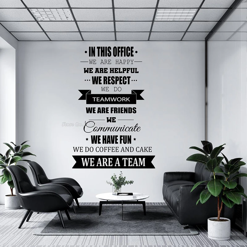 Wall Sticker Quotes Office