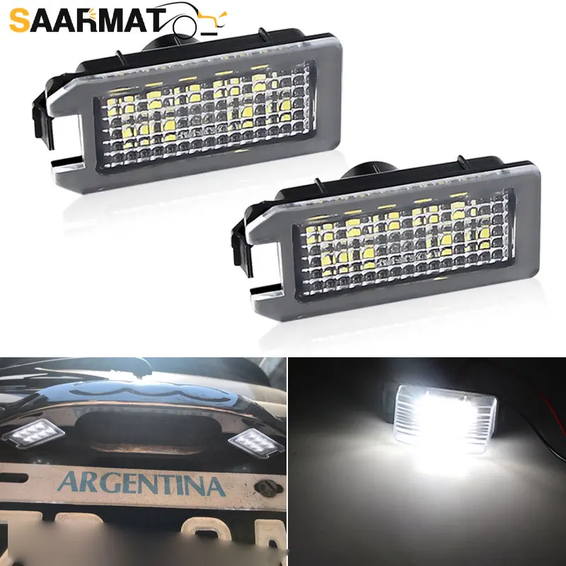 2x White Canbus SMD Led License Plate Lights Lamp for Jeep Grand ...