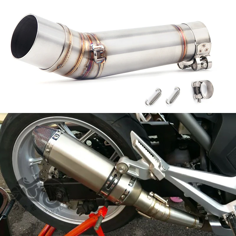 Motorcycle Exhaust Middle Pipe Honda Nc700 | Exhaust Full System Honda ...