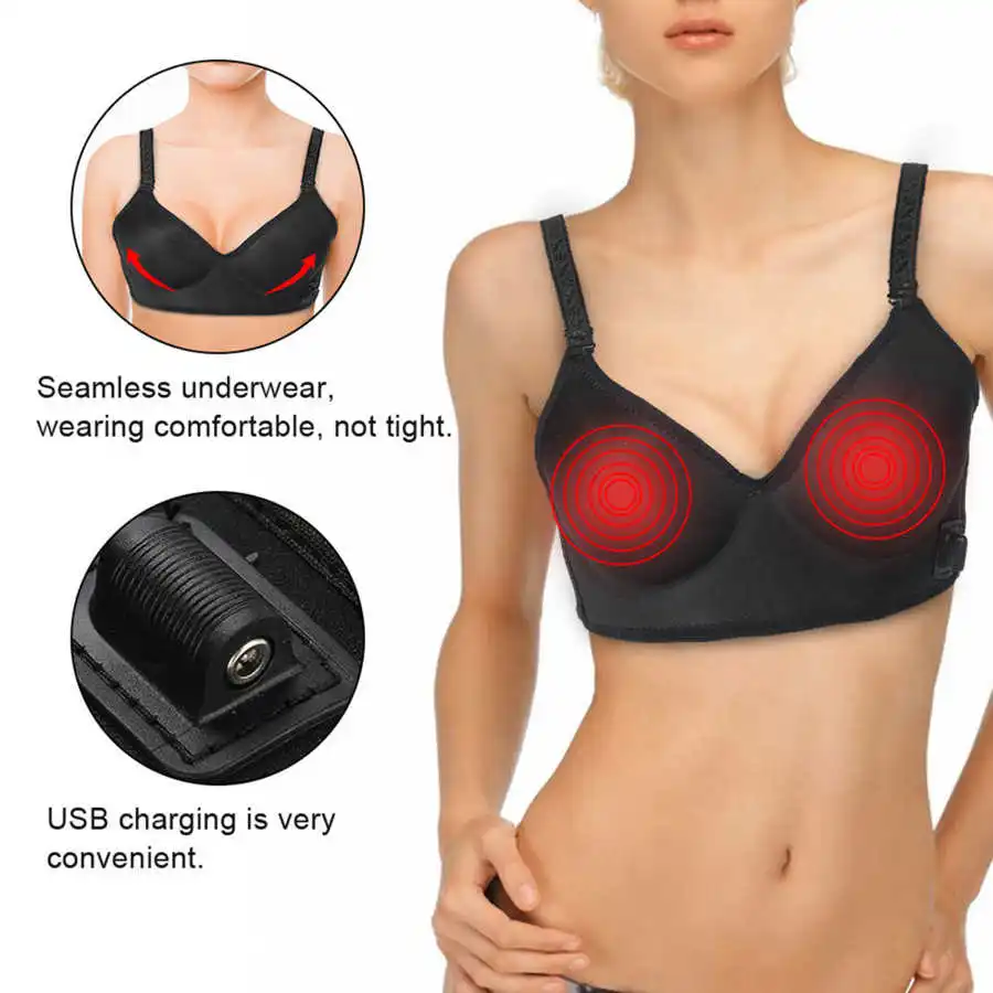 Electric Breast Massager Enhancer Chest Frequency Vibration Massager