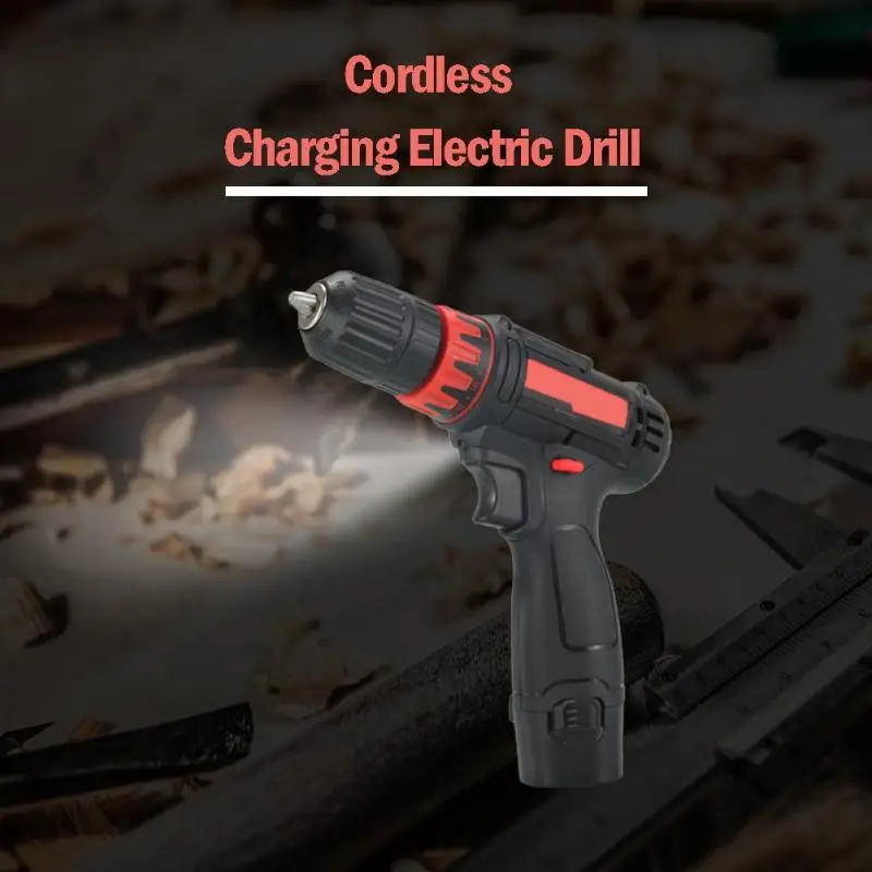 Wireless Electric Screwdriver Rechargeable 12V 18-gear Torsion ...