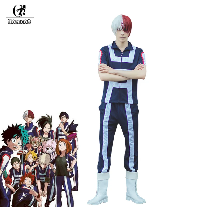 ROLECOS-Anime-MHA-Cosplay-Costume-Members-Gym-Suit-High-School-Uniform ...