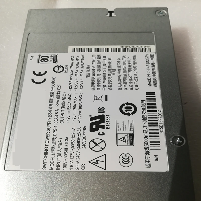 Original PSU For Delta Huawei 1200W Switching Power Supply DPS-1200AB-8 ...