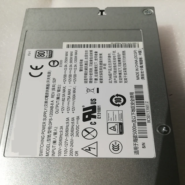 Original PSU For Delta Huawei 1200W Switching Power Supply DPS-1200AB-8 ...