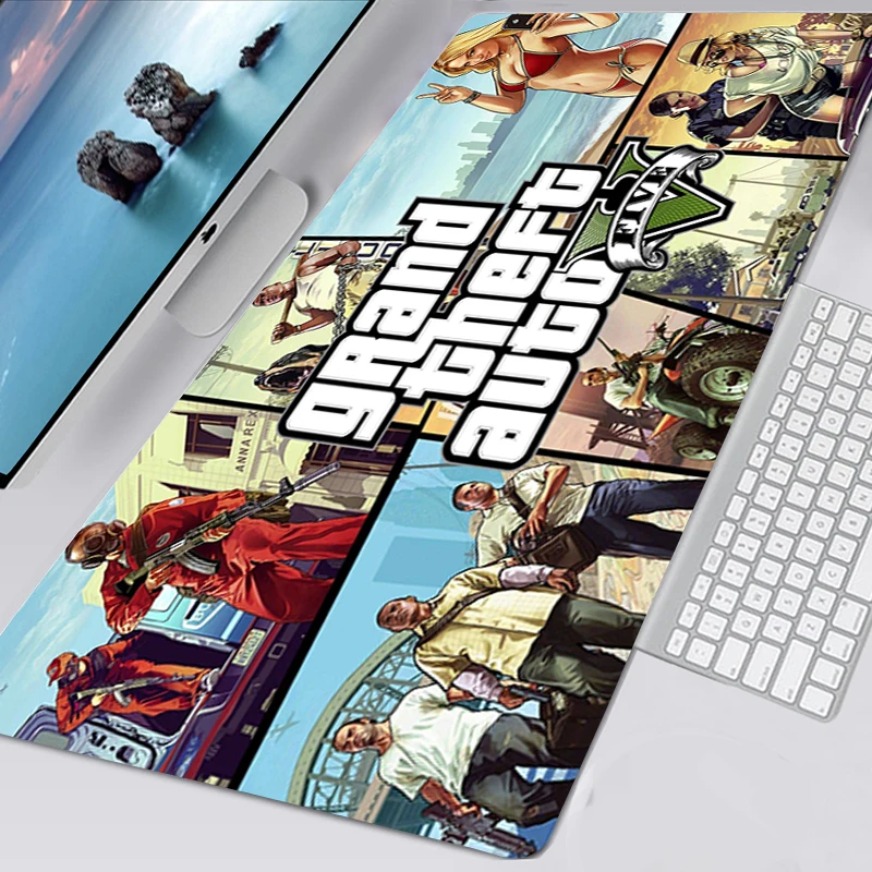 Grand-Theft-Auto-GTA-XXL-Large-90X30-Mouse-Pad-Gamer-Locking-Edge-XL ...