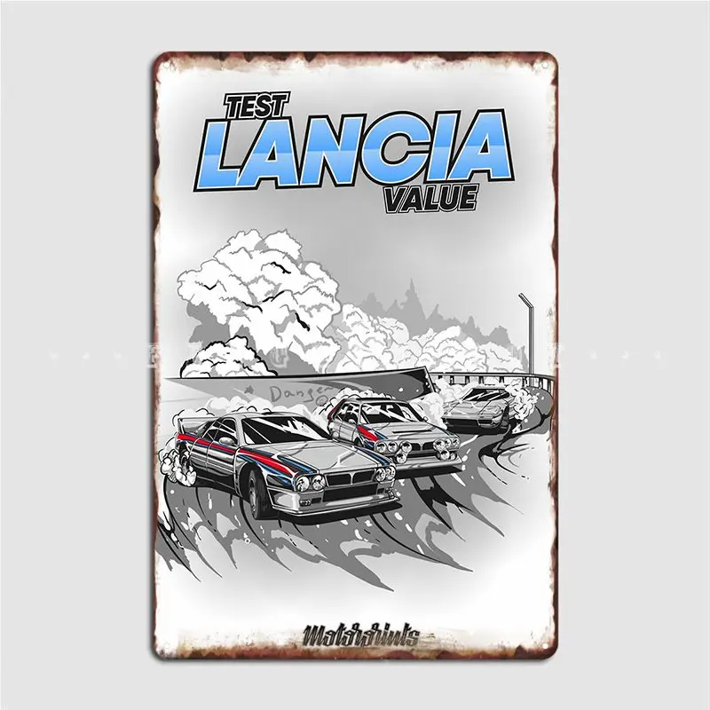 Rally Legends Red Blue Poster Metal Plaque Party Decoration Garage ...